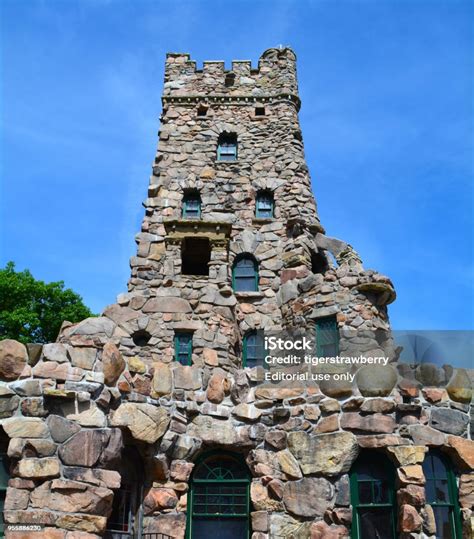 알스터 심장 섬 뉴욕 주에 Boldt 성곽의 타워 필터링 되지 않은 자연 스러운 조명입니다 관광 Routs 세인트 로렌스 강 미국캐나다 국경입니다 성 건축물에 대한 스톡