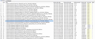 Verify SQL Server Backup CodeProject