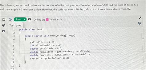 Solved The following code should calculate the number of | Chegg.com