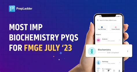 Most Imp Biochemistry Pyqs For Fmge July ‘23 Prepladder