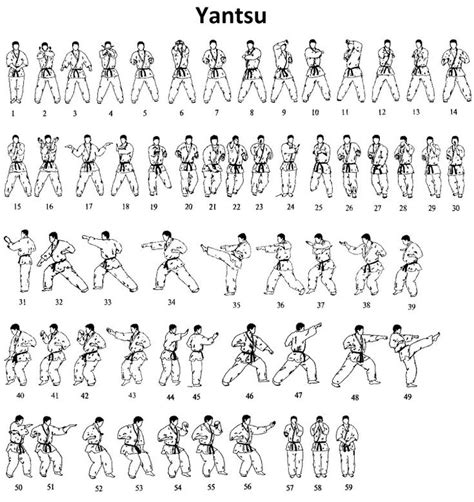 Yantsu Kata Kyokushin Karate Martial Arts Workout Martial Arts