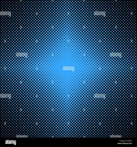 Geometric Halftone Dot Pattern Background Vector Graphic From Circles In Varying Sizes Stock