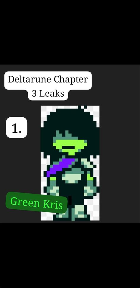 Deltarune Chapter 3 Leaks R Deltarune