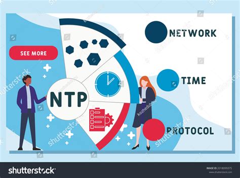 Vector Website Design Template NTP Network Royalty Free Stock Vector 2018099375 Avopix Com