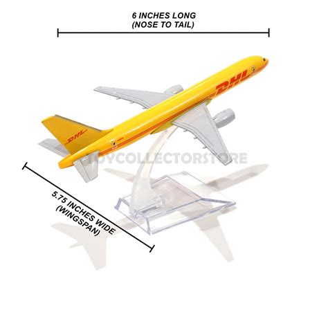 Dhl Airplane Model Toy Diecast Boeing 757 Cargo Plane Toycollectorstore
