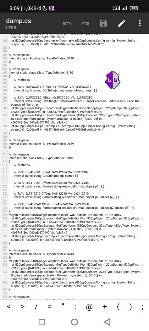 Dump Il2cpp Help Gameguardian