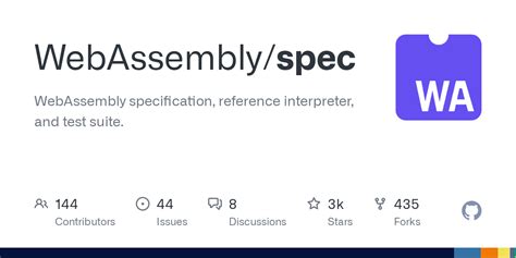 Github Webassemblyspec Webassembly Specification Reference Interpreter And Test Suite