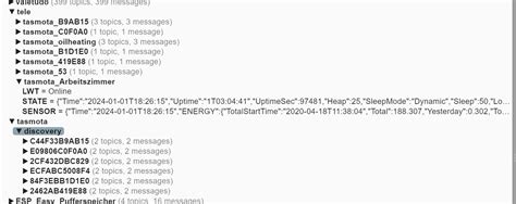 Tasmota Sending Different Discovery Topics Entity Not Available In Ha Home Assistant Community