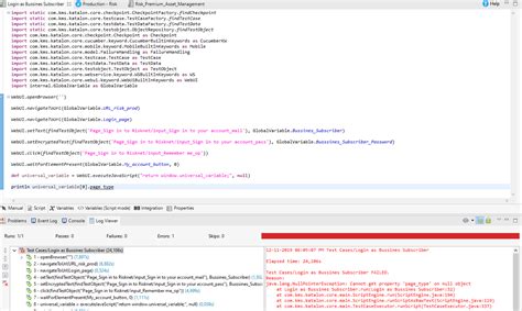 retrieve javascript object from aut and use it in groovy katalon was
