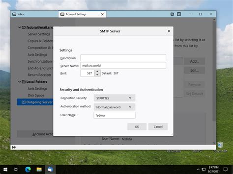 Fedora SSL TLS Postfix Dovecot Server World
