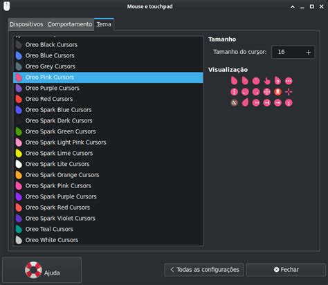 Tema Oreo Cursors Para A Sua Distro Linux