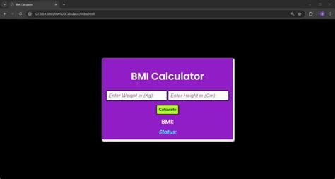 Webdevelopment Javascript Bmi Frontend Learning Amit Chhoker