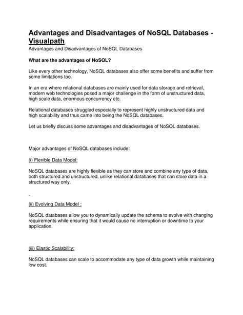 Ppt Advantages And Disadvantages Of Nosql Databases Powerpoint Presentation Id 11362977