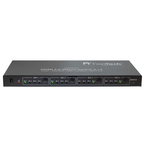 Vms04400 Hdmi 2 0 Matrix Switch 4x4 With Scaler Feintech