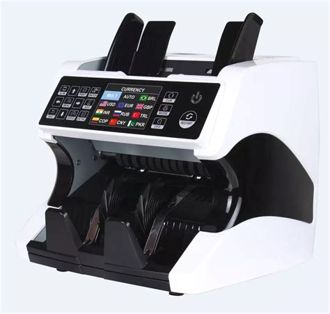 Top Loading Dual Cis Sensor Money Detector Mix Value Counter Bill Counter Cash Counting Machine ...