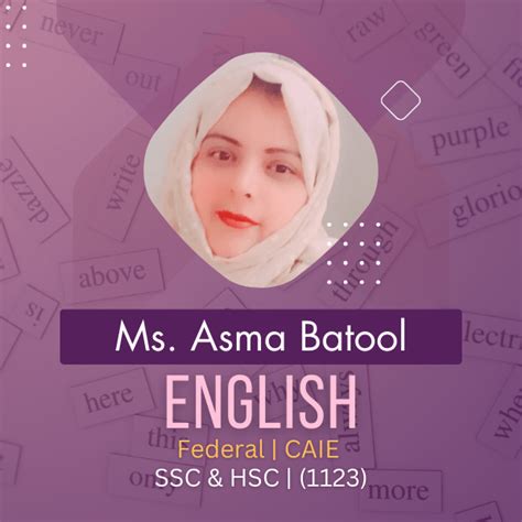 Asma Batool English Eduqode