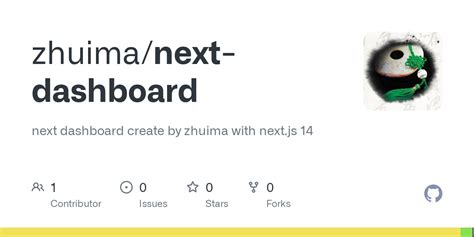 GitHub Zhuima Next Dashboard Next Dashboard Create By Zhuima With Next Js