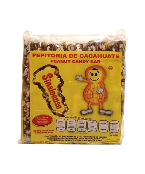 Pepitoria Sinaloense Palanqueta 20pc Dulcelandia Candy Stores