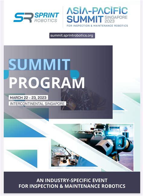 Sprint Robotics Asia Pacific Summit 2023 Inspection And Maintenance Robotics Malaysian