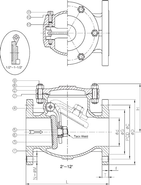 Cast Stainless Steel 150 Swing Check Valve Series Ss150ck Accurate Valve Automation