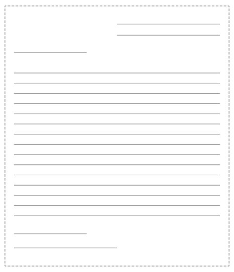 Blank Letter Templates