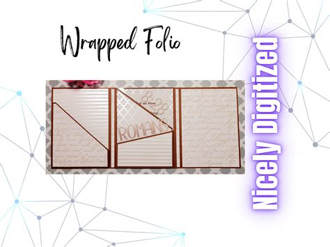 Wrapped Folio Set Junk Journal Folio Svg File Folio Silhouette File Folio File Journal