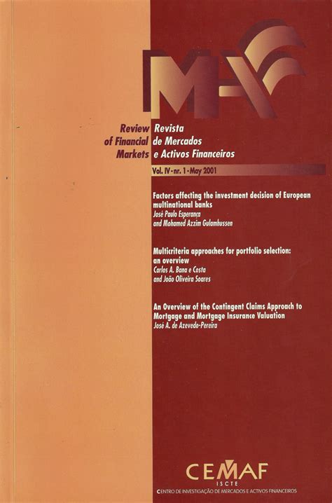 Pdf Multicriteria Approaches For Portfolio Selection An Overview