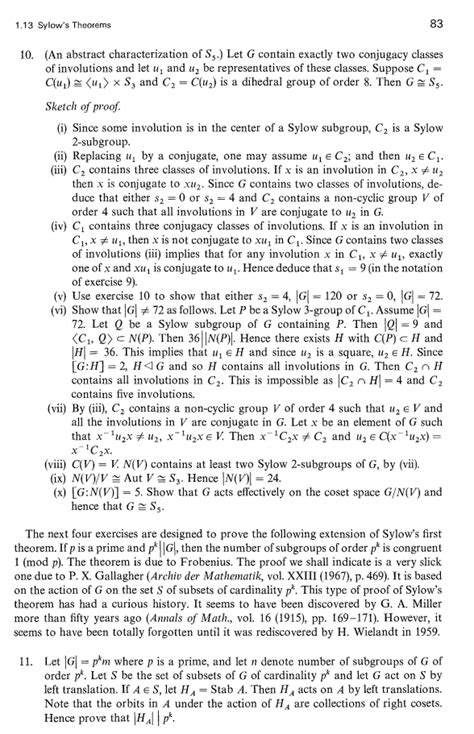 Group Theory An Abstract Characterization Of S5 Using Involutions And Their Centralizers