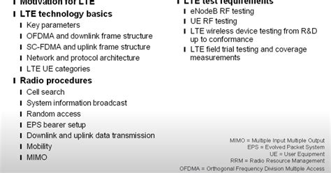 Telecom Knowledge And Experience Sharing LTE Basic Part