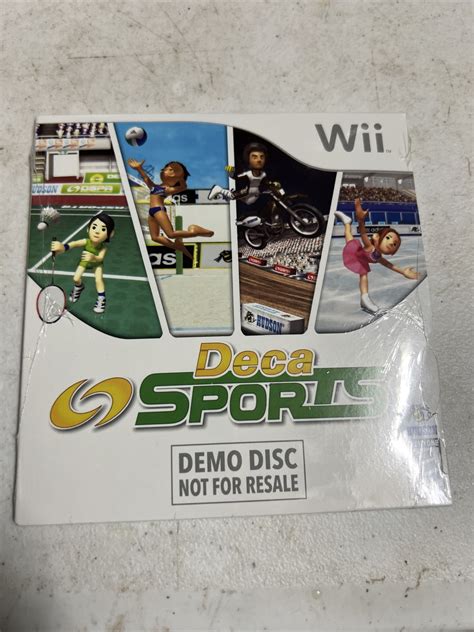 Wii Demo Disc Deca Sports Brand New Sealed Rare Ebay