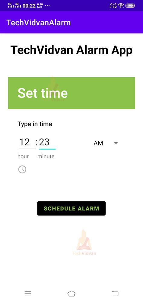 android alarm manager techvidvan