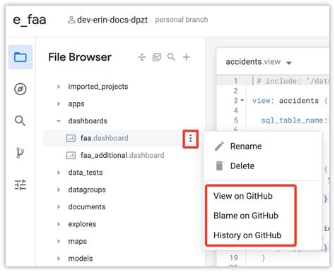 Configuring Project Version Control Settings Looker Google Cloud