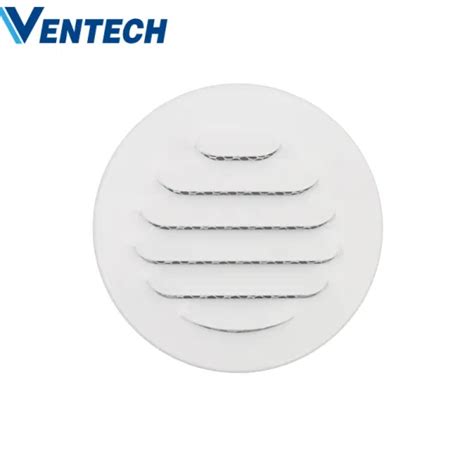 Aluminum Round Ceiling Diffuser Hvac Air Louver Waterproof Weather