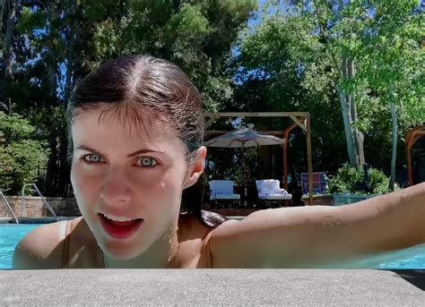 Alexandra Daddario Day At The Pool Aug 14 2020 Rhottiesnation