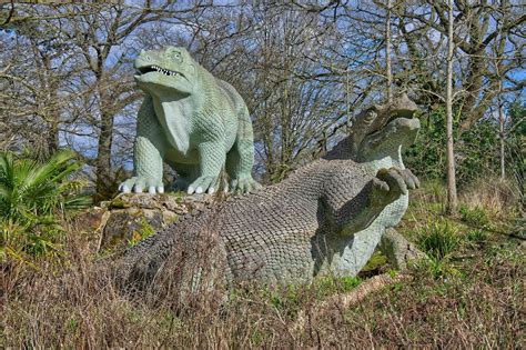 Crystal Palace Park Dinosaurs London United Kingdom