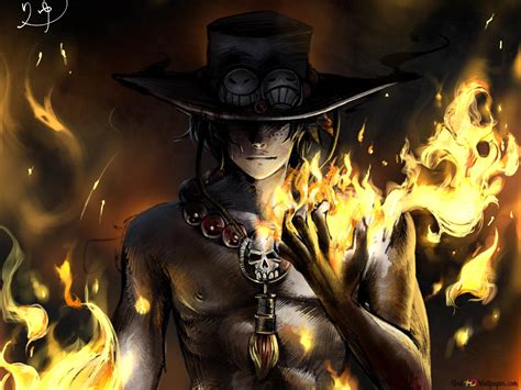 Portgas D Ace One Piece Live Wallpaper Mylivewallpapers Anime One The