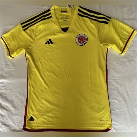 Adidas Shirts Adidas Colombia National Team Authentic 222 Soccer