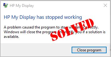 HP My Display Has Stopped Working SOLVED Driver Easy