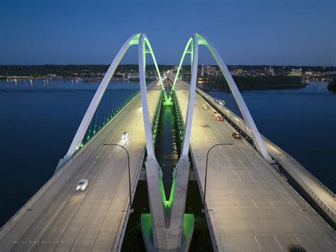 Quad Cities I 74 Iowa Illinois Mississippi River Bridge Photography
