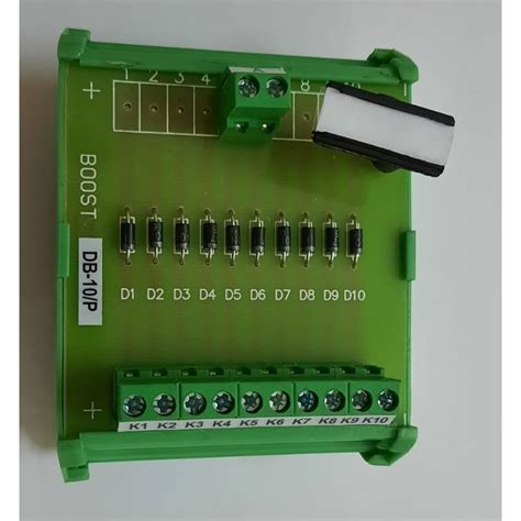 Boost Diode Protection Rail Mountable Terminal Block 3 Amp Rs 280