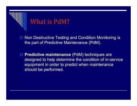 Prospect Of Non Destructive Testing And Condition Monitoring Scope In Bangladesh Ppt