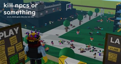 Kill Npcs Or Something Roblox