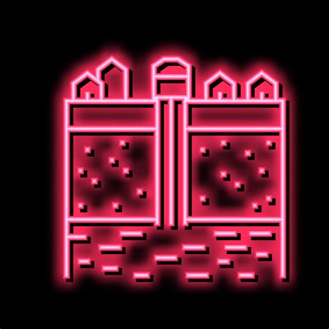 Groundwater Extraction Neon Glow Icon Illustration 20598104 Vector Art