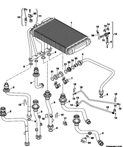 Теплообменник Bosch Gaz 4000W, 5000W, Junkers Eurosmart, Ceraclass Comfort