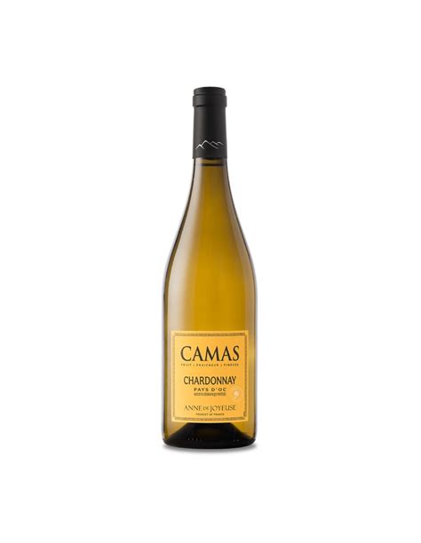 Camas Chardonnay Blanc Anne De Joyeuse Vin Blanc Sec Du Languedoc