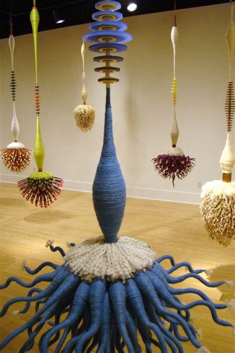 Hooked On Svelte Fiber Sculpture Fiber Art Projects Fiber Art