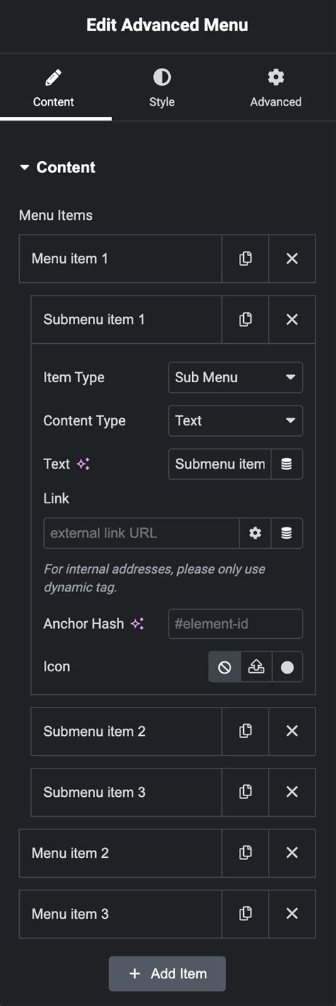 Advanced Menu JupiterX Help Center