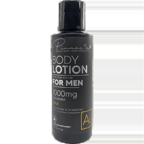 Mens Body Lotion Pinnacle Hemp