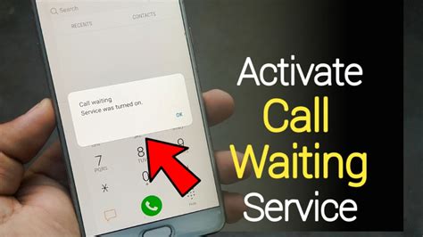 How To Activate Call Waiting On Android Enable Call Waiting Service How To Activate Call