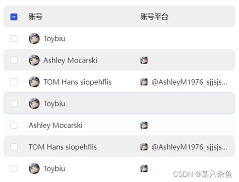 Vue：el Table初始化表格选中项踩坑记录element Ui表格